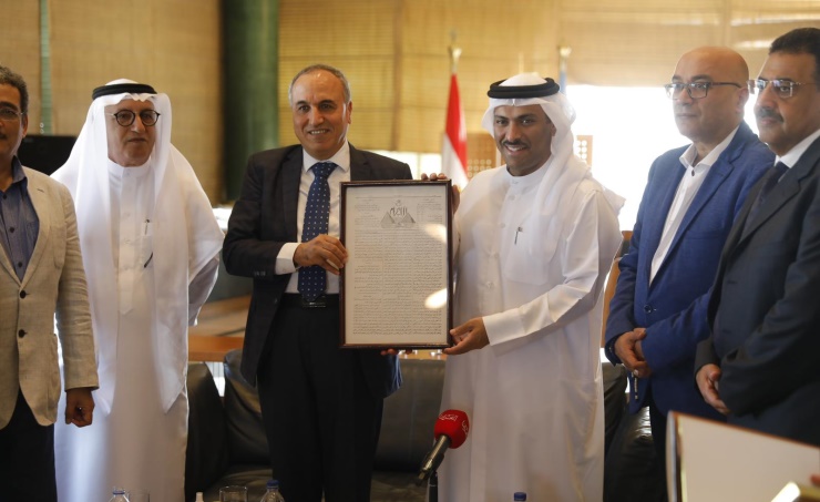 Information Minister visits Al Ahram newspaper